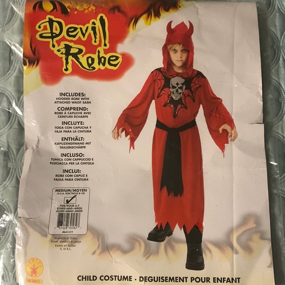 Rubie's | Costumes | Child Devil Costume Worn One Time | Poshmark
